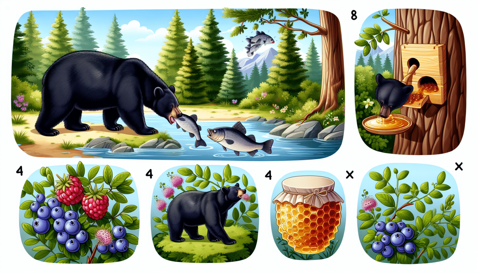 What Do Black Bears Eat? - World Deer