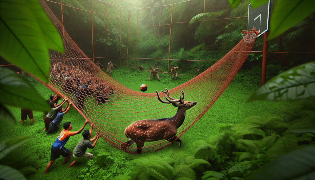 Victoria Community Rescues Deer Entangled in Sports Net, Highlighting ...