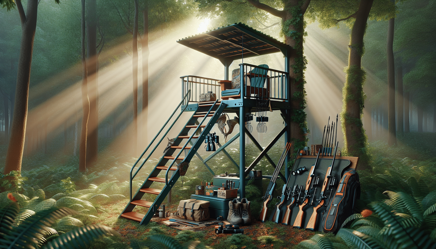 Best Two Person Ladder Stand for Hunting With Kids - World Deer