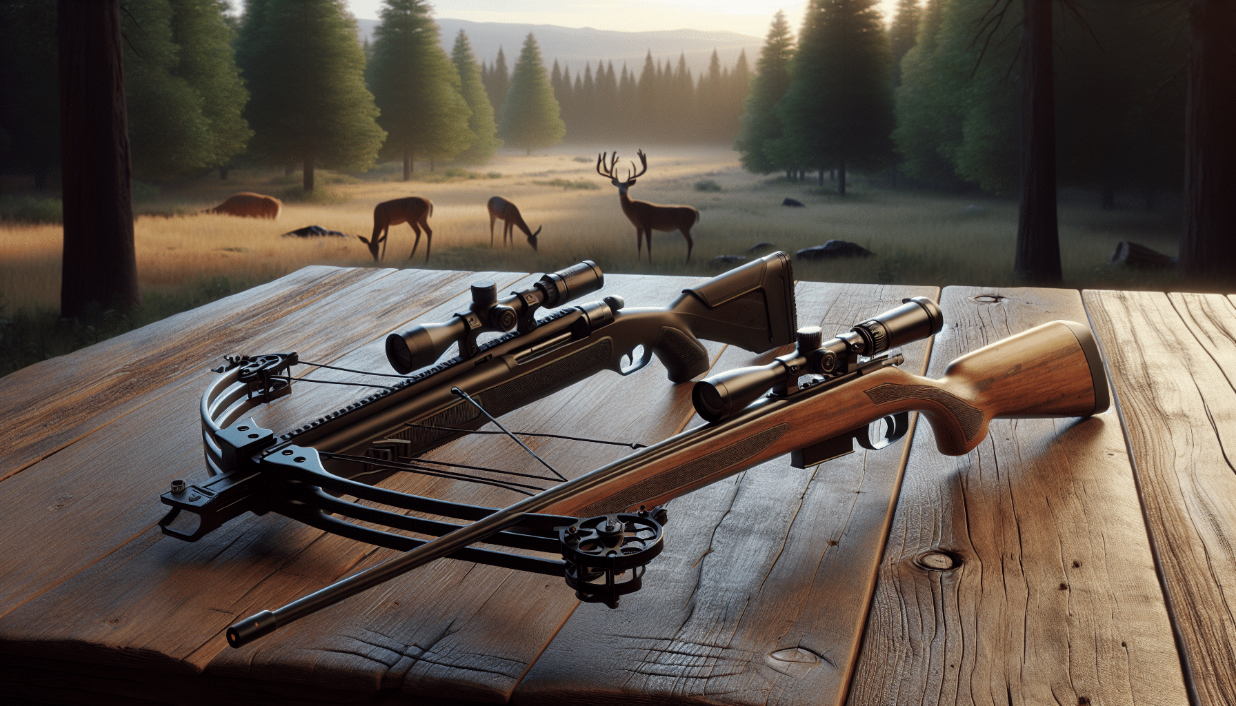 Youth Crossbow vs Youth Rifle for First Deer - World Deer